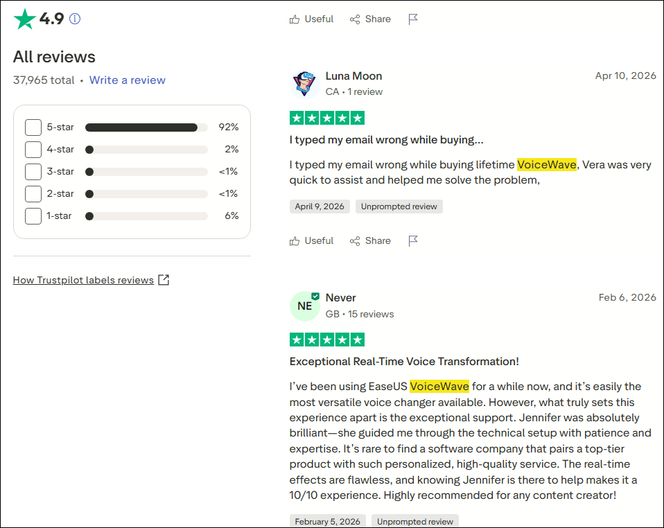 EaseUS VoiceWave Review 2026: Features, Pricing, Pros & Cons